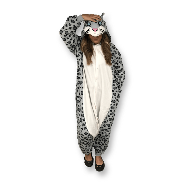 Snow Leopard Kigurumi Adult Onesie Costume Pajama By SAZAC | Kutame