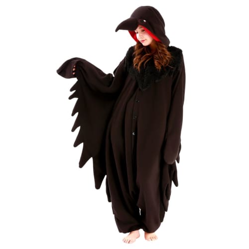 Raven Kigurumi Adult Onesie Costume Pajama By SAZAC | Kutame